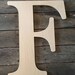 24 Inch Large Wooden Letter for Indoor Use, Wedding Guest Book Baltic ...