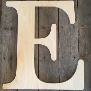 24 Inch Large Wooden Letter for Indoor Use, Wedding Guest Book Baltic ...