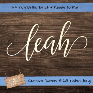Personalized Wooden Name Sign: Baltic Birch Nursery Decor - Etsy