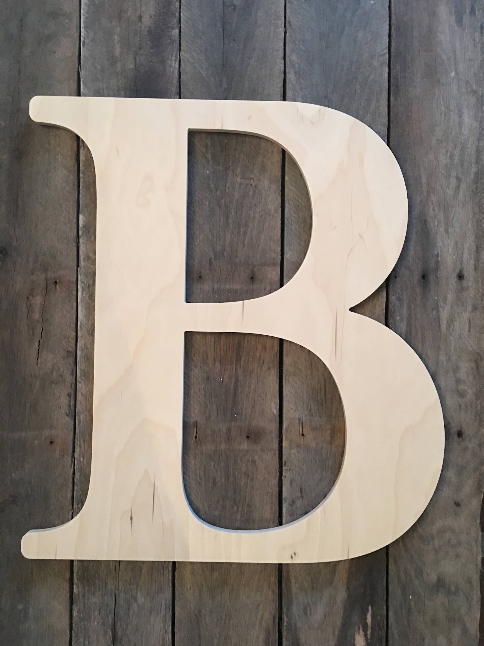 24 Inch Large Wooden Letter for Indoor Use Wedding Guestbook - Etsy