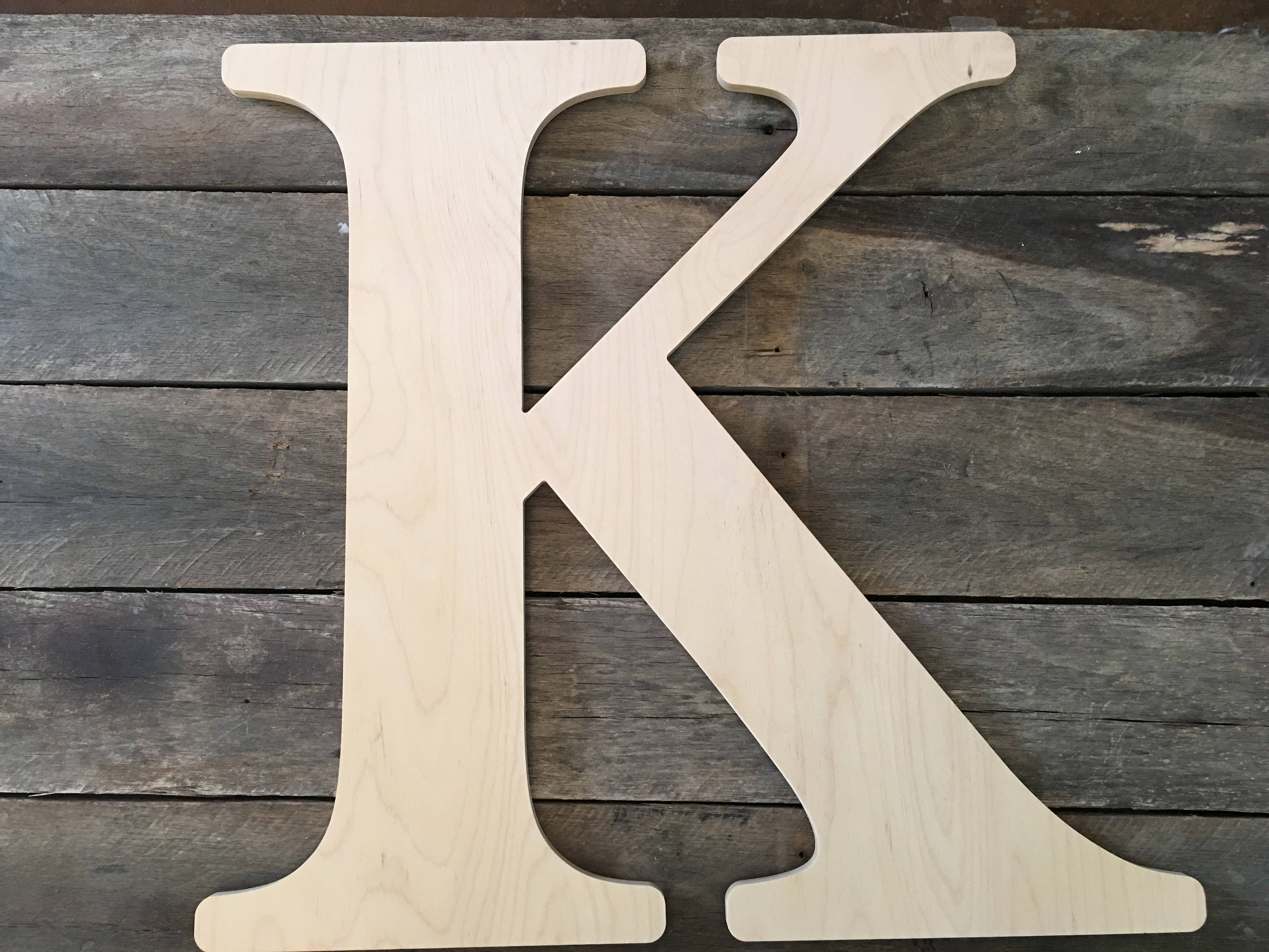 24 Inch Large Wooden Letter for Indoor Use Wedding Guest Book | Etsy