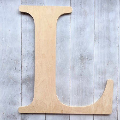 24 Inch Large Wooden Letter for Indoor Use Wedding Guest Book - Etsy