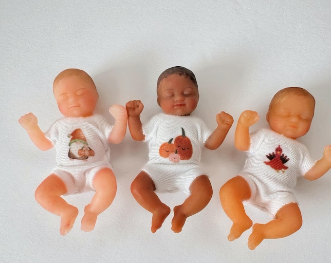 My Mini Zuru Baby Fall Collection, 2.5'' Dolls, Tiny Doll Clothes, Mini ...