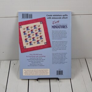 Easy Paper-piecing Miniatures by Carol Doak, Quilt Pattern Book - Etsy