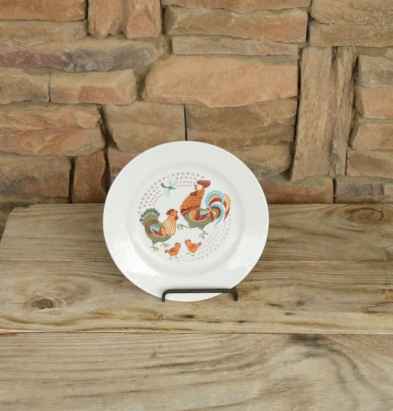 Chicken Rooster Family Decorative Porcelain Plate - Etsy