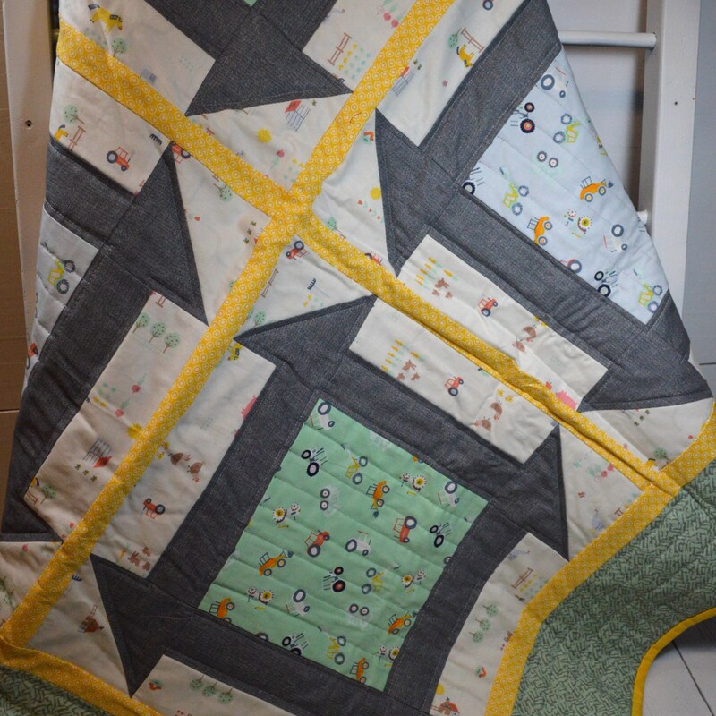 Tractor Quilt Pattern - Etsy