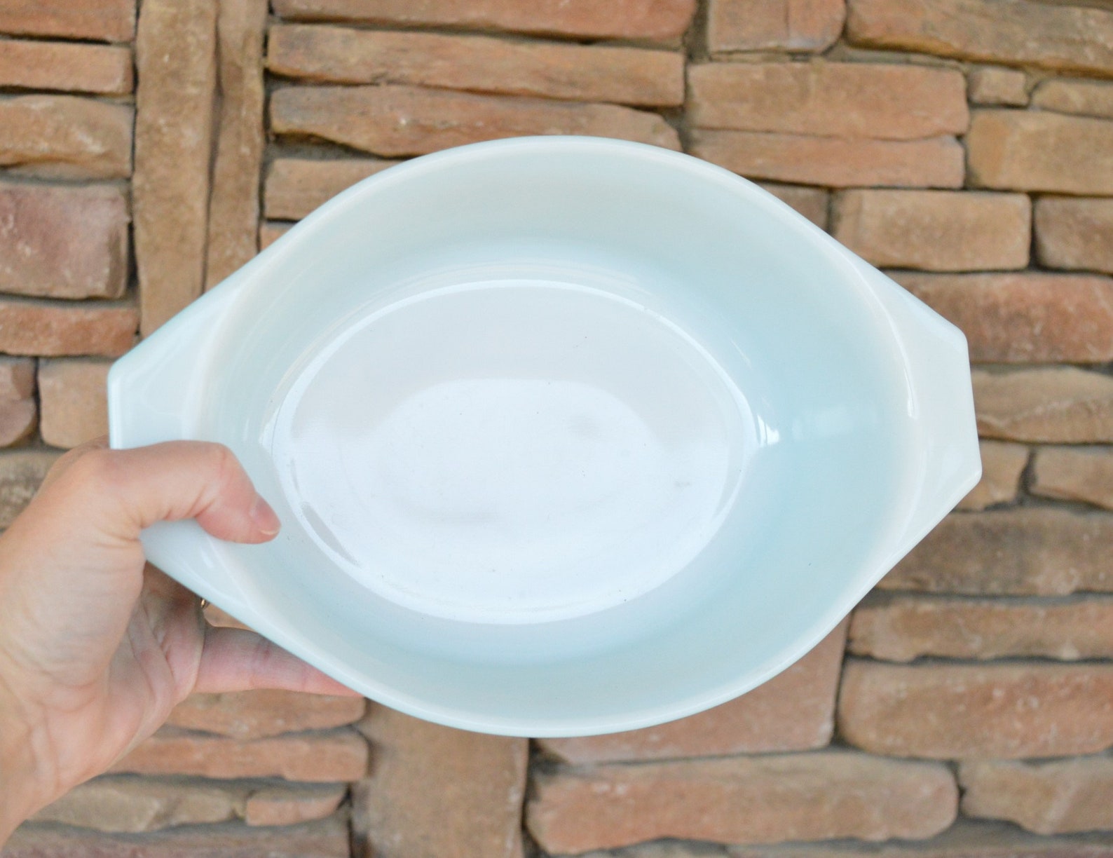 Vintage Pyrex Blue Doily Oval Casserole 043 With Lid - Etsy