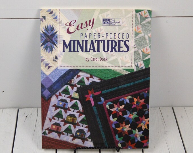 Easy Paper-piecing Miniatures by Carol Doak, Quilt Pattern Book - Etsy