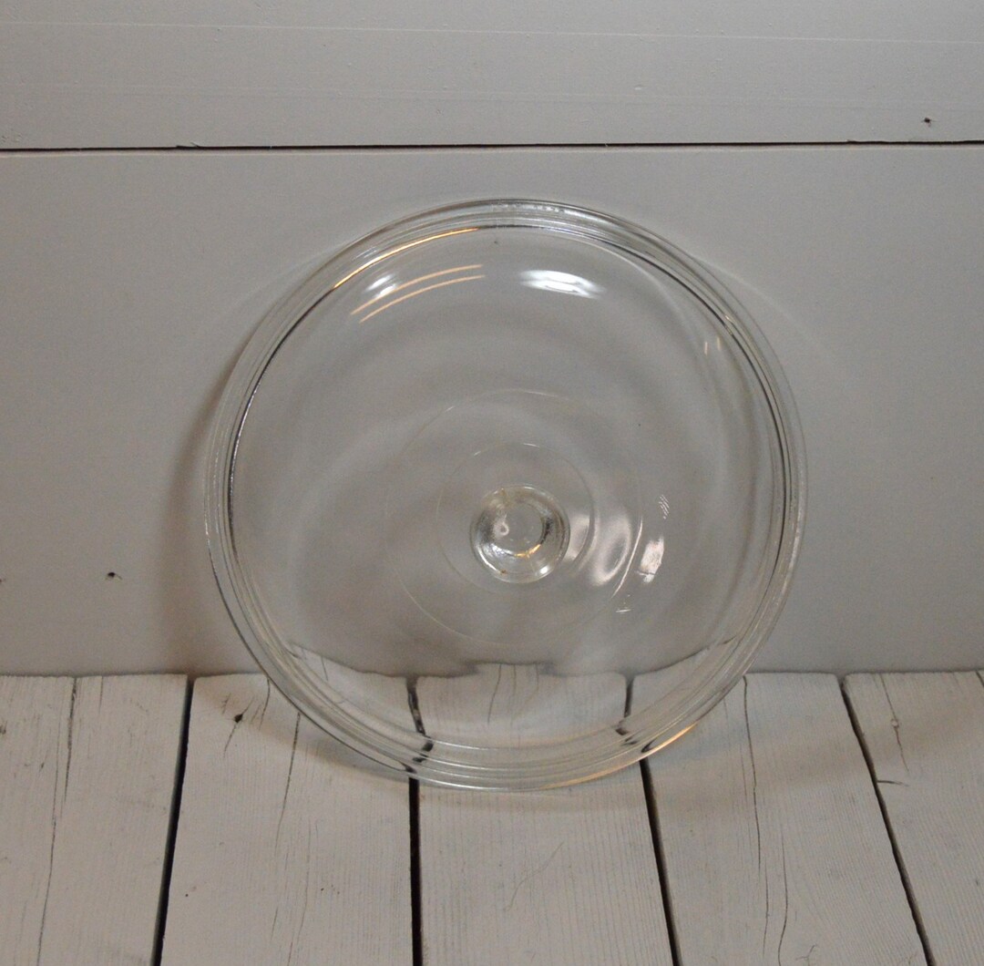 Vintage Pyrex Clear Glass Replacement Lid With Knob - Etsy