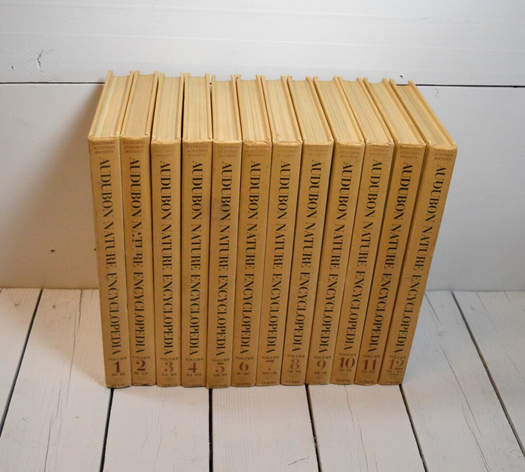 Audubon Nature Encyclopedia Whole Set, Nation Audubon Society Books ...