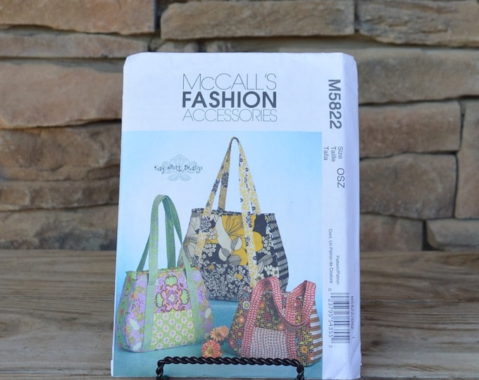Mccall's Pattern 5822 Kay Whitt Design Bag Purse - Etsy