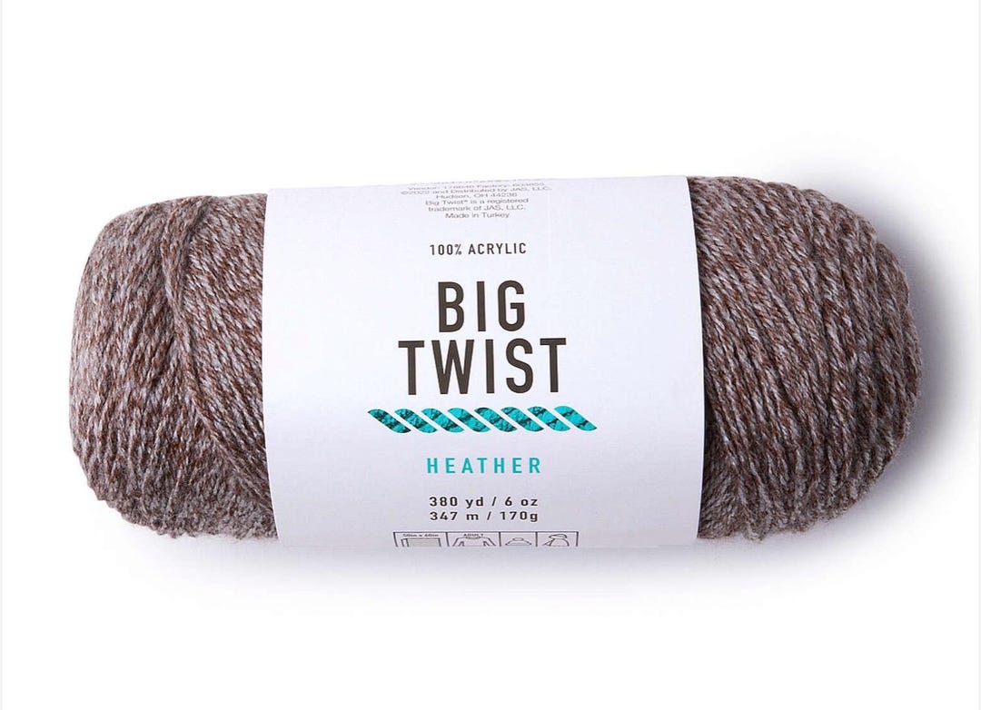 Big Twist Yarn Heather. Beige - Etsy