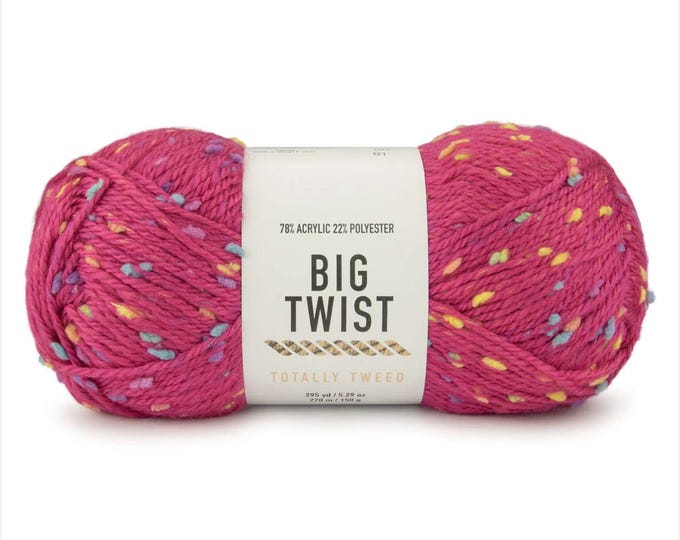 Big Twist Totally Tweed Yarn Girls Night Out - Etsy