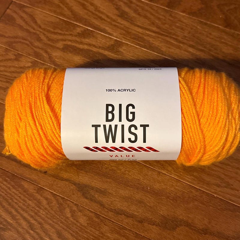 Bright Orange Yarn - Etsy