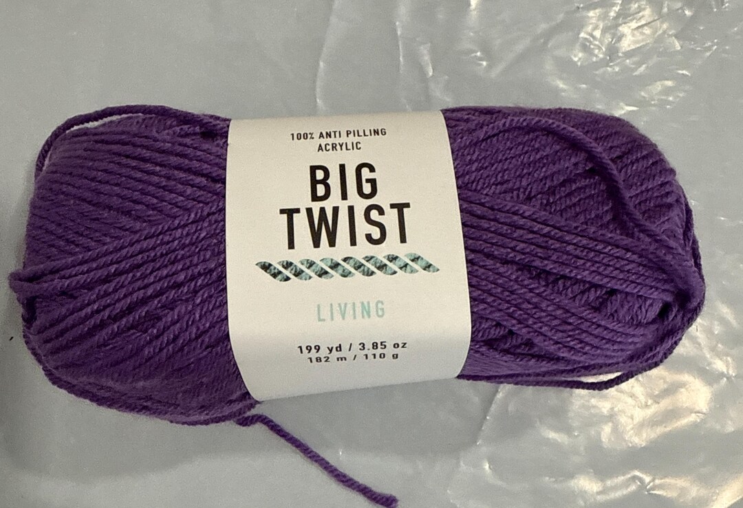 Big Twist Living Yarn Purple Magic - Etsy