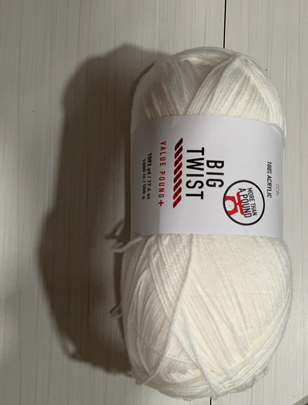 Big Twist Value Pound + White - Etsy