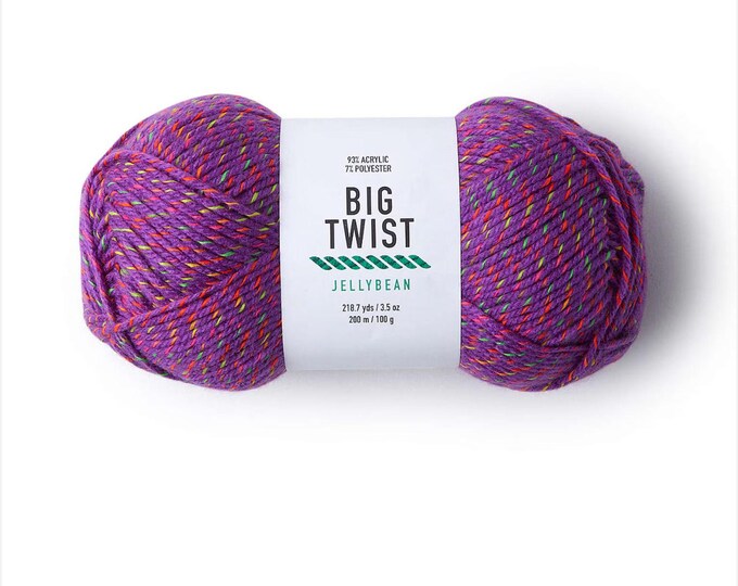 Big Twist Jelly Bean Yarn Berry Blast - Etsy