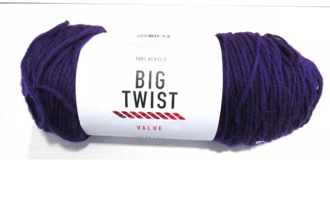 BIG TWIST Value GRAPE Yarn - Etsy