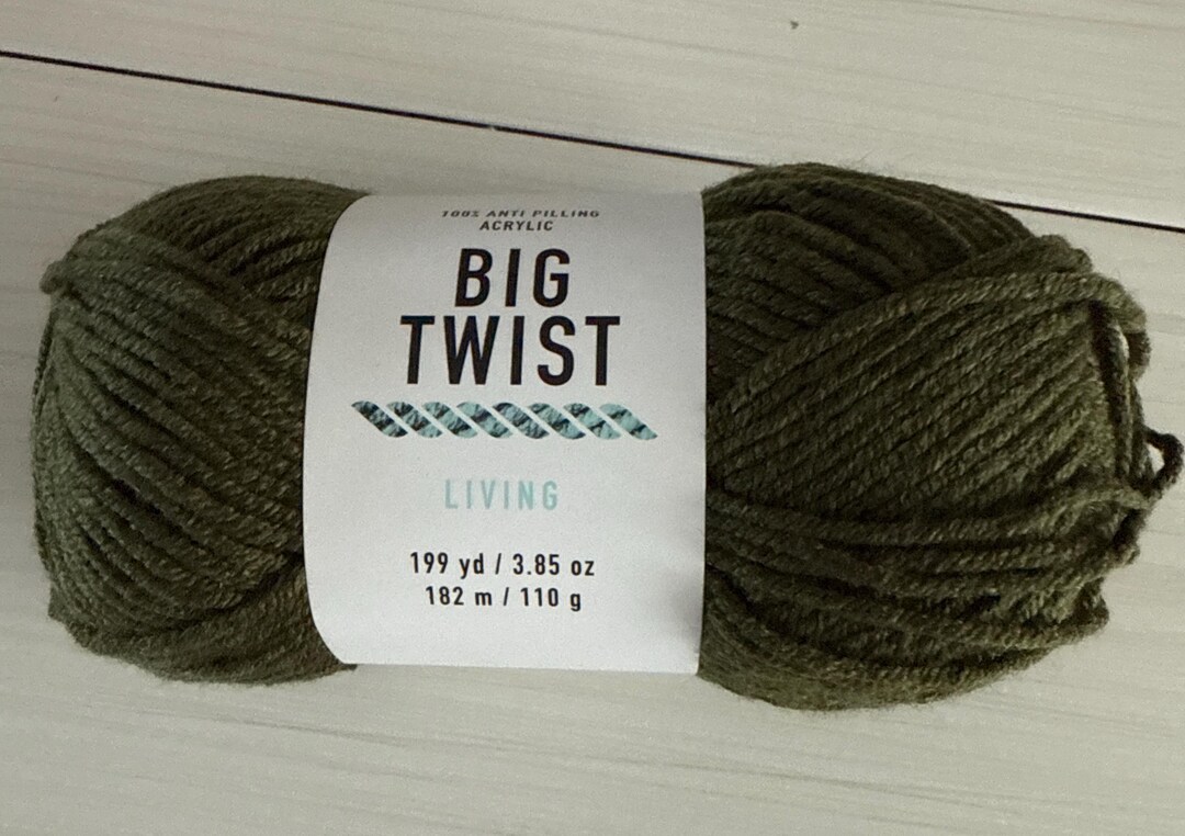 Big Twist Living Yarn Pine Green - Etsy