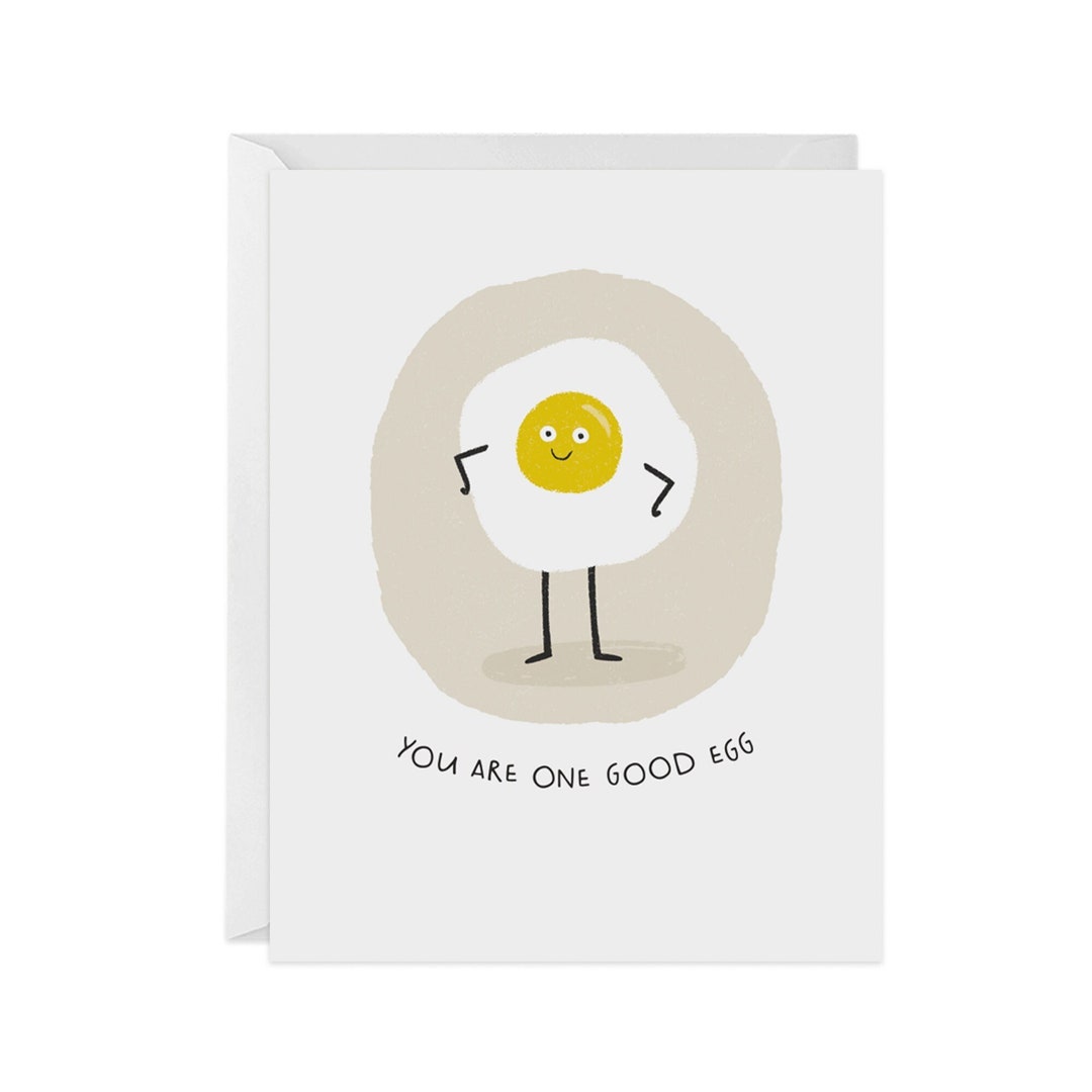 Good Egg Card Friendship Greeting Card - Etsy