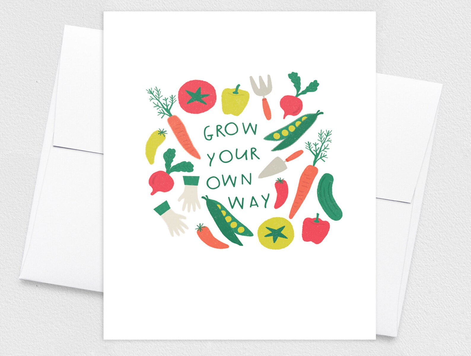 Grow Your Own Way Card Greeting Card Encouragement - Etsy