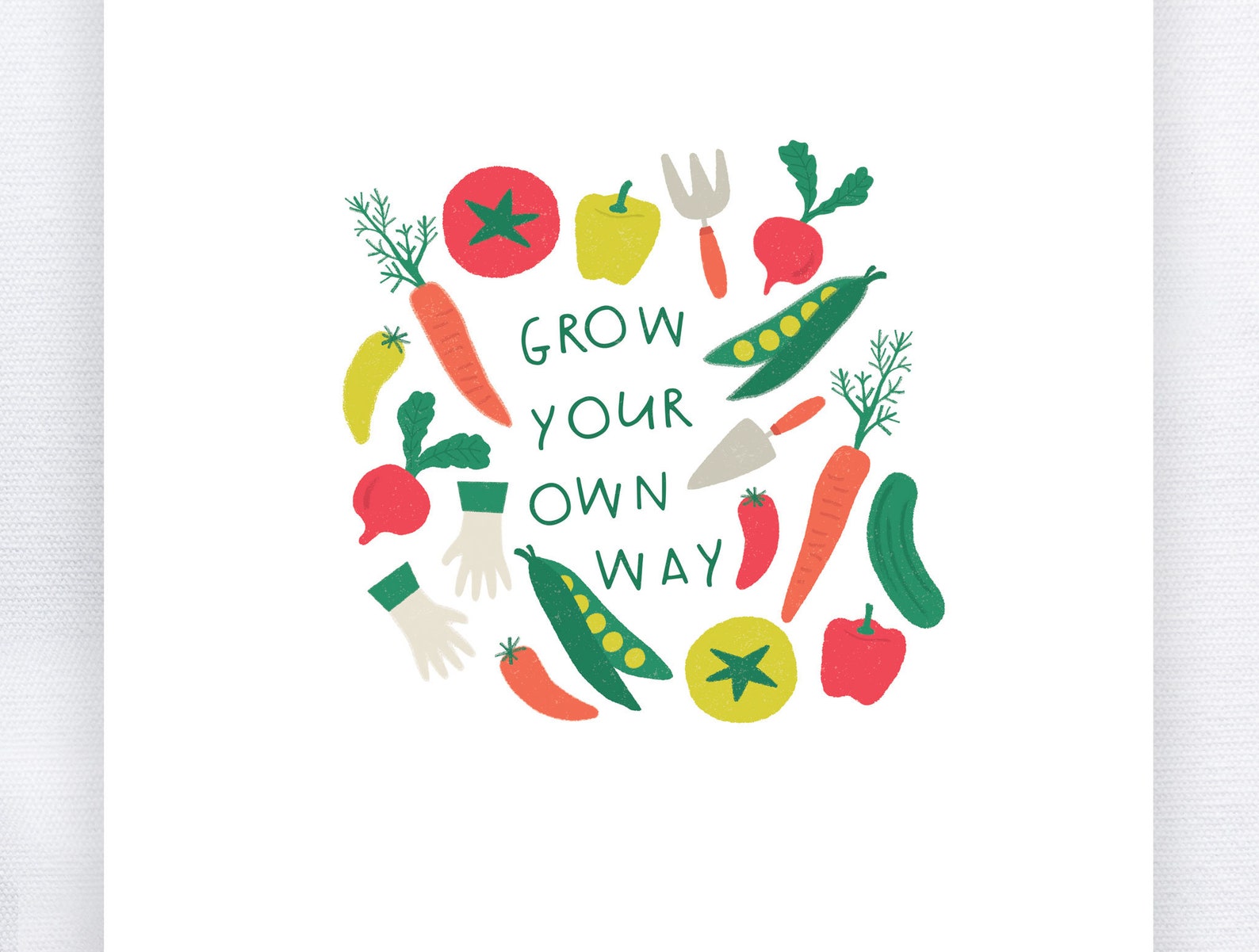 Grow Your Own Way 8x10 Art Print | Etsy