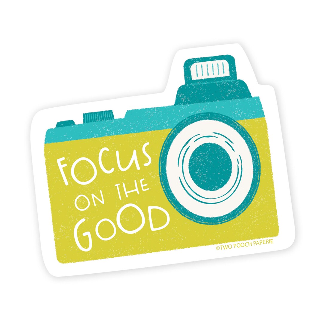 Focus on the Good Sticker Die Cut Sticker - Etsy