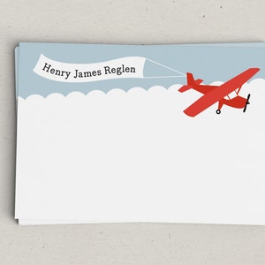 Airplane Personalized Notes - Etsy