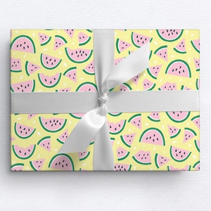 Watermelon Gift Wrap Birthday Everyday - Etsy