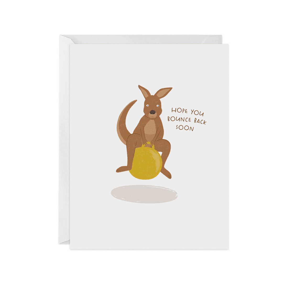 Bounce Back Card Greeting Card Get Well - Etsy