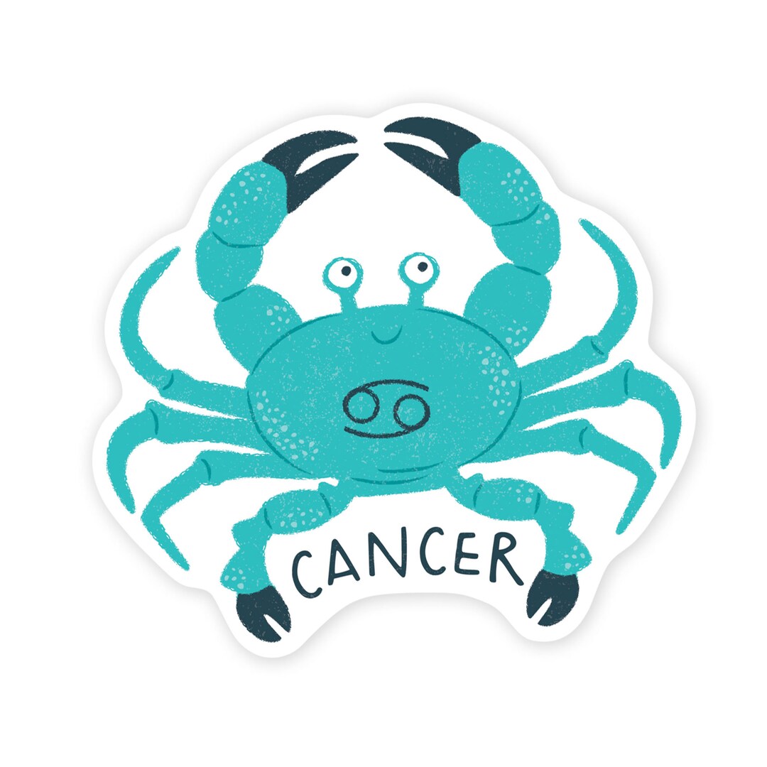 Cancer Sticker | Die Cut Sticker | Astrology | Zodiac - Etsy