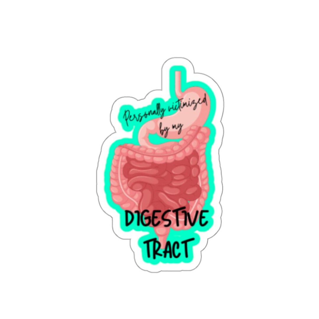 Victimized by Digestive Tract Stickers - Etsy
