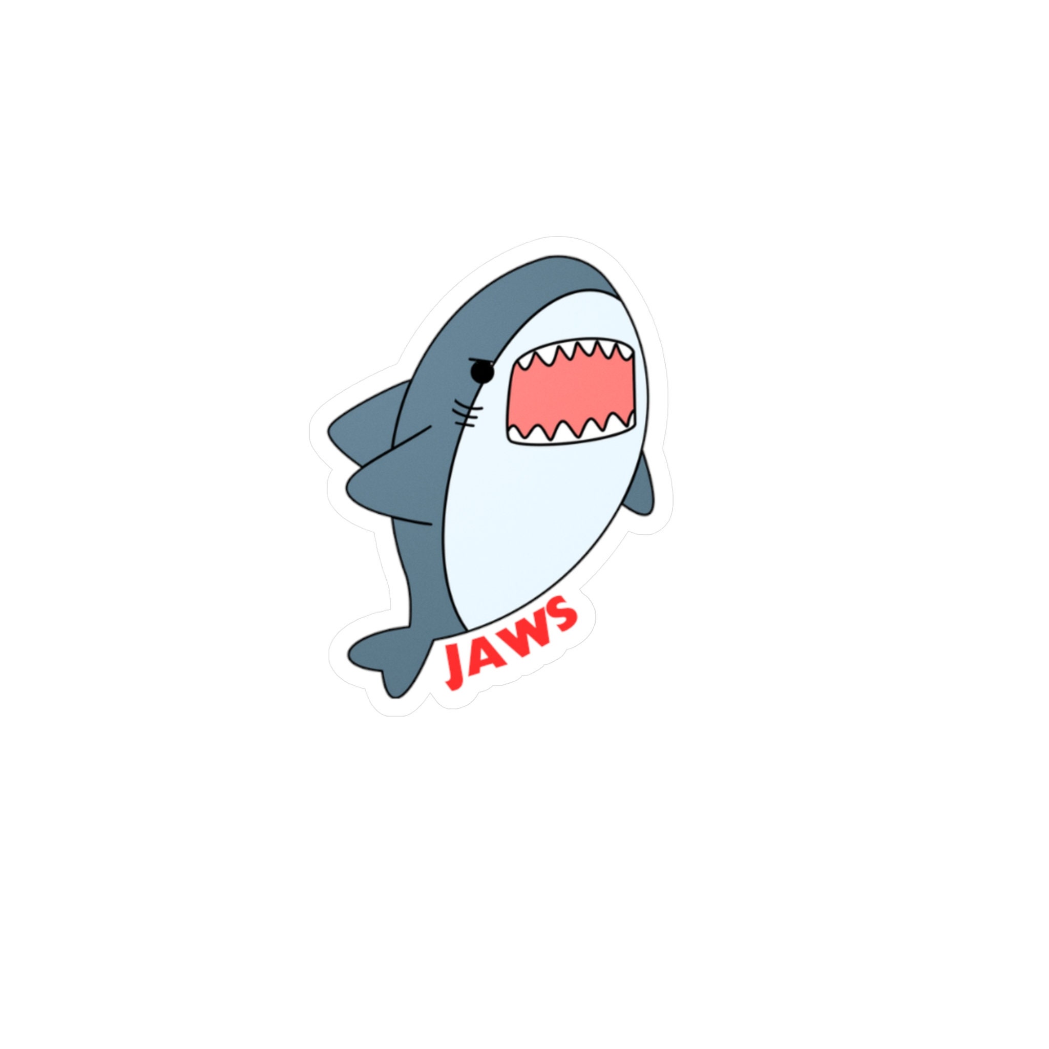 Cute Jaws Logo Vinyl Decals - Etsy