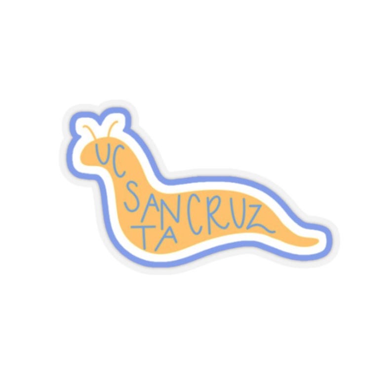 UC Santa Cruz Slug Stickers - Etsy