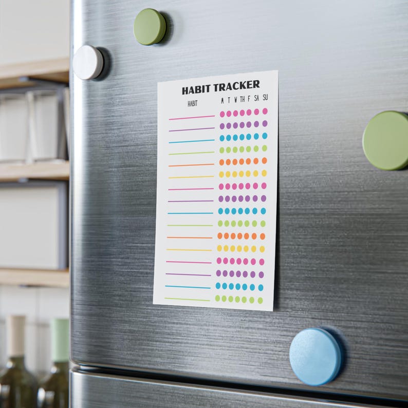 Habit Tracker Post-it® Note Pads - Etsy