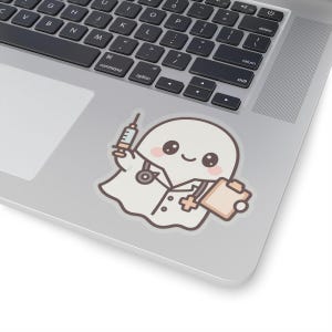 Spooky Doctor Ghost Sticker – Healthcare Halloween Decal Set - Etsy