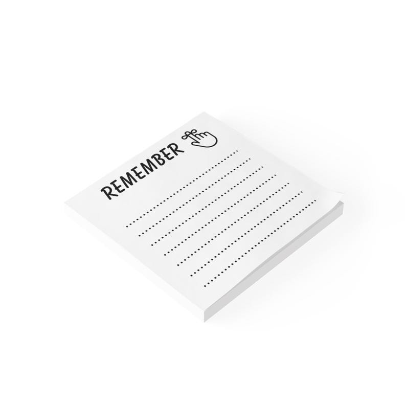 Remember Post-it® Note Pads - Etsy