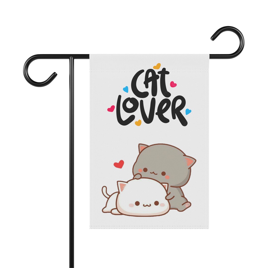 Cat Garden & House Banner, Cat Lovers Banner, Cat Lovers Home Decor ...