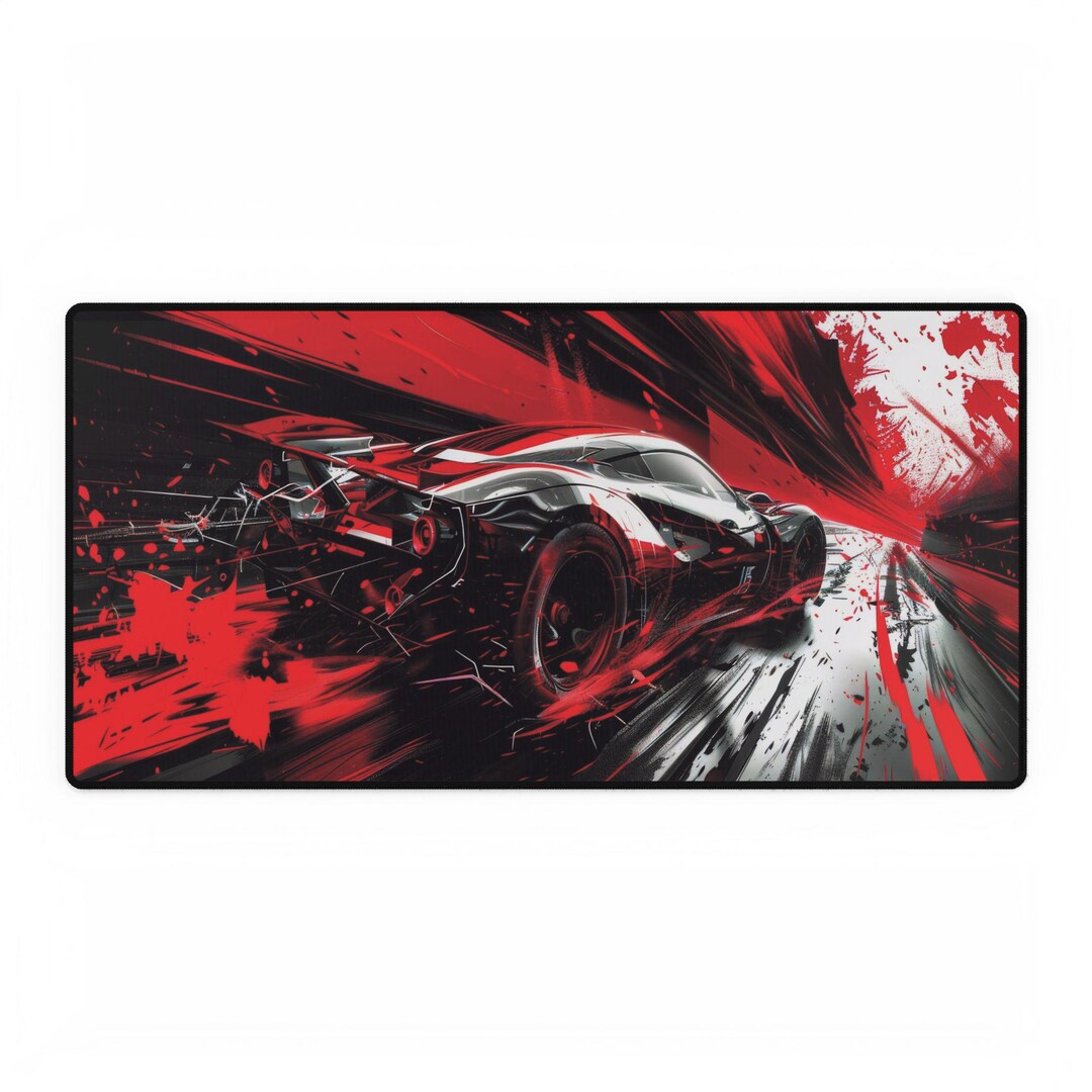 Red & White Ferrari Mouse Pad | Ferrari Merch | Car Enthusiast Gift ...