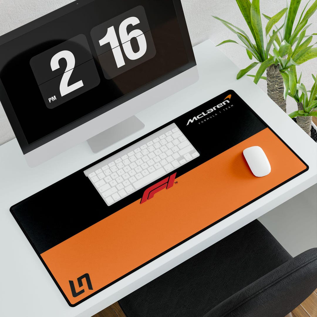 Lando Norris Desk Mat | Mclaren Desk Mat | Mclaren Mouse Pad | Mclaren ...
