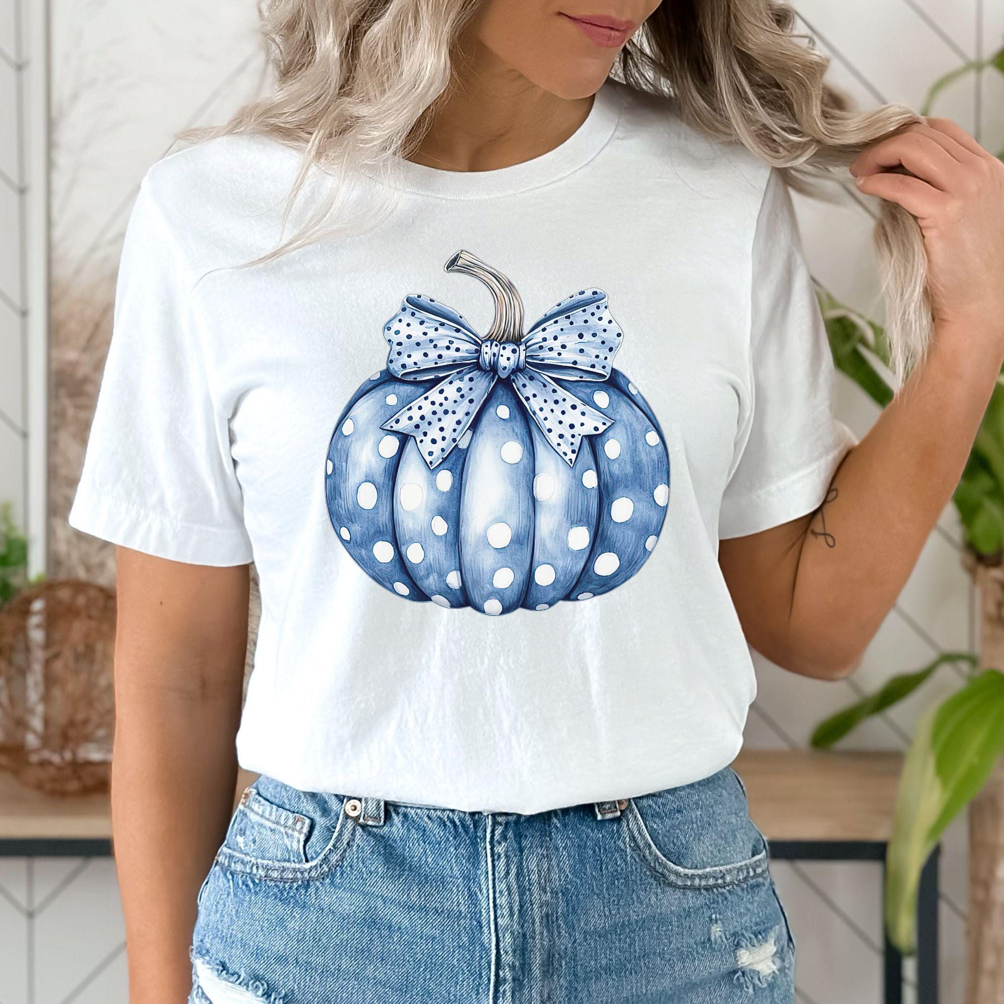 Polka Dot Pumpkin Png, Fall Polka Dot Pumpkin Sublimation, Png ...