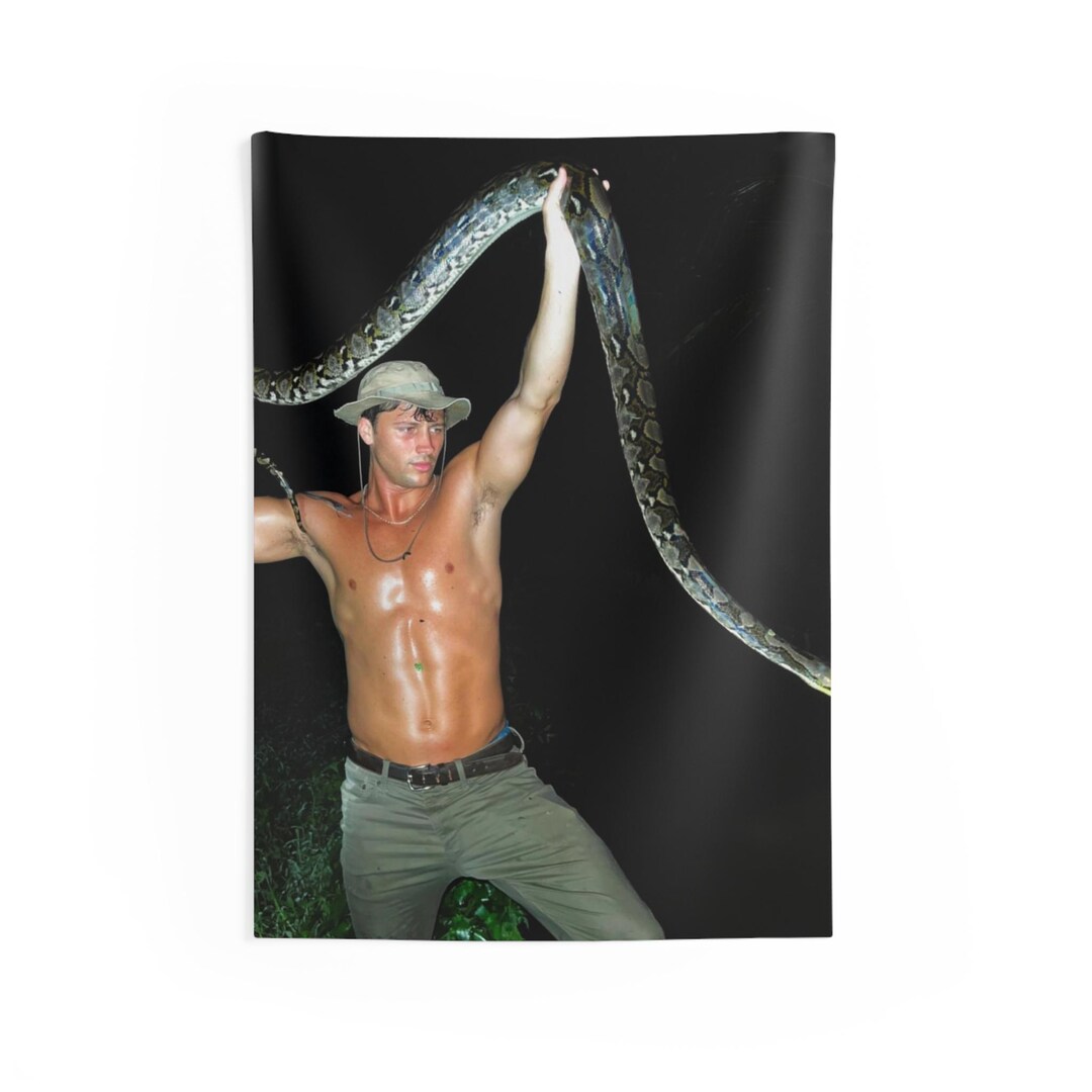 Rob Rausch Snake Tapestry, Love Island USA Fan Art - Etsy