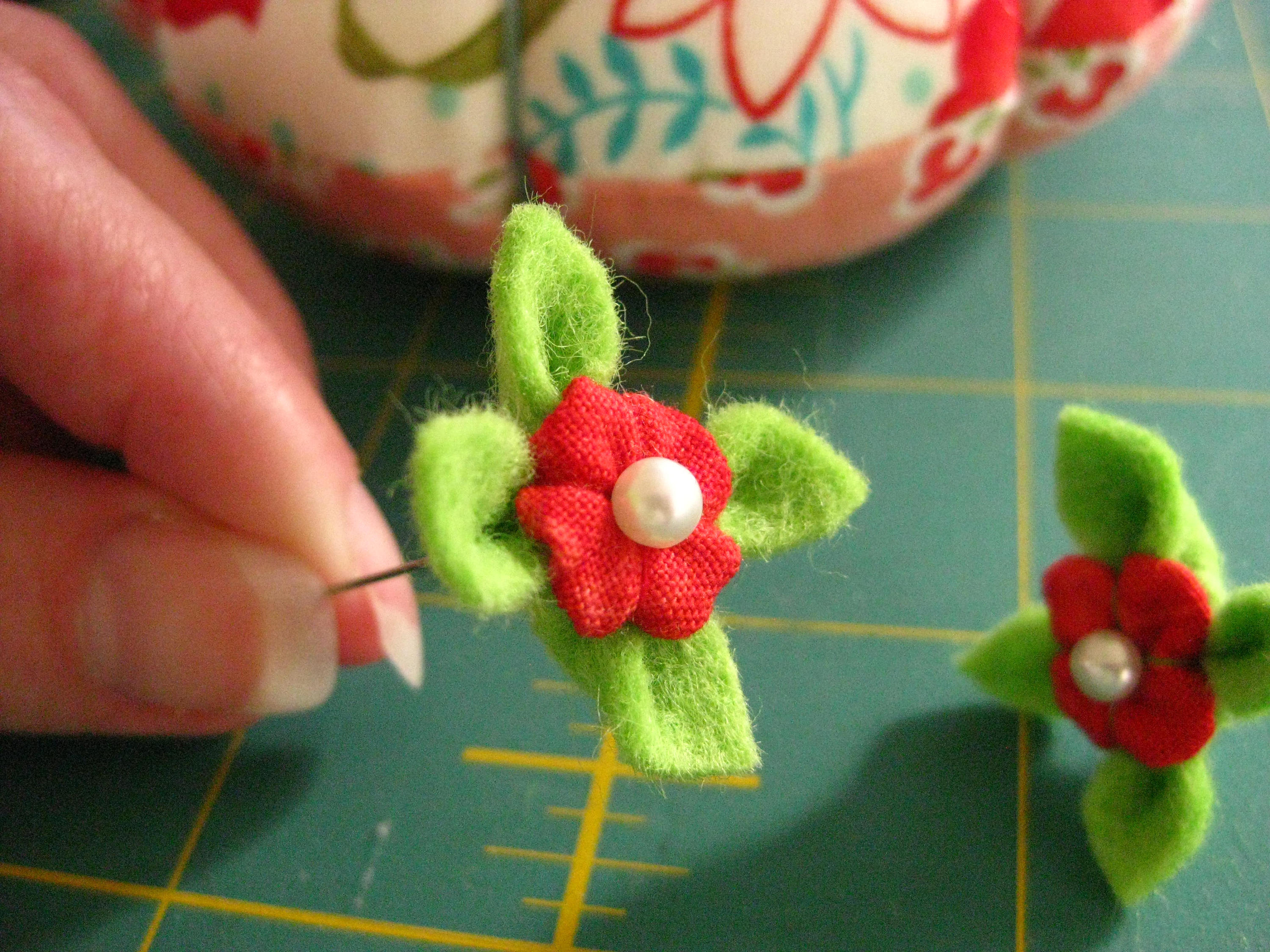 Decorative Pin Tutorial PDF INSTAND DOWNLOAD Bitty Blossom | Etsy