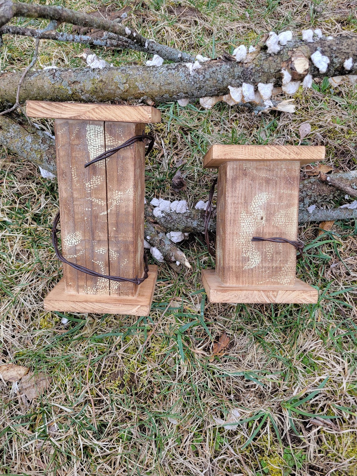 Western Candle Holders, Rustic Risers, Candle Holders, Barbed Wire ...