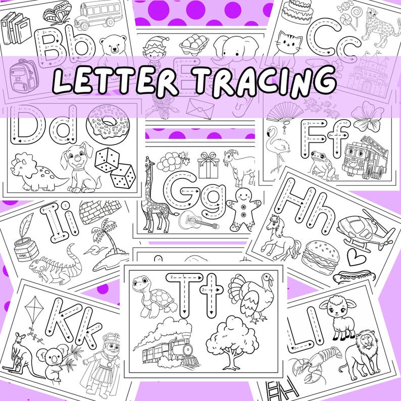 ABC Coloring Pages | Preschool Kindgarten Activity | Preschool ...