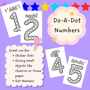 Number Activity Worksheets in Navajo and English | Letter Tracing and ...