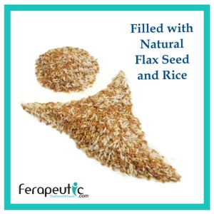 Heat Pack Flax Seed Rice Bag Microwave Heating Pad Scented - Etsy