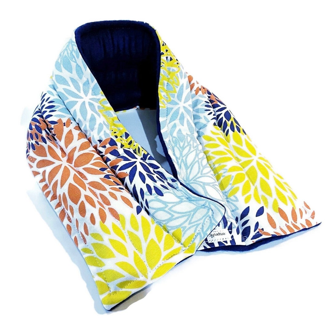 Heating Pad Microwavable Flax Seed, Extra Long Neck Heat Wrap, Bean Bag ...