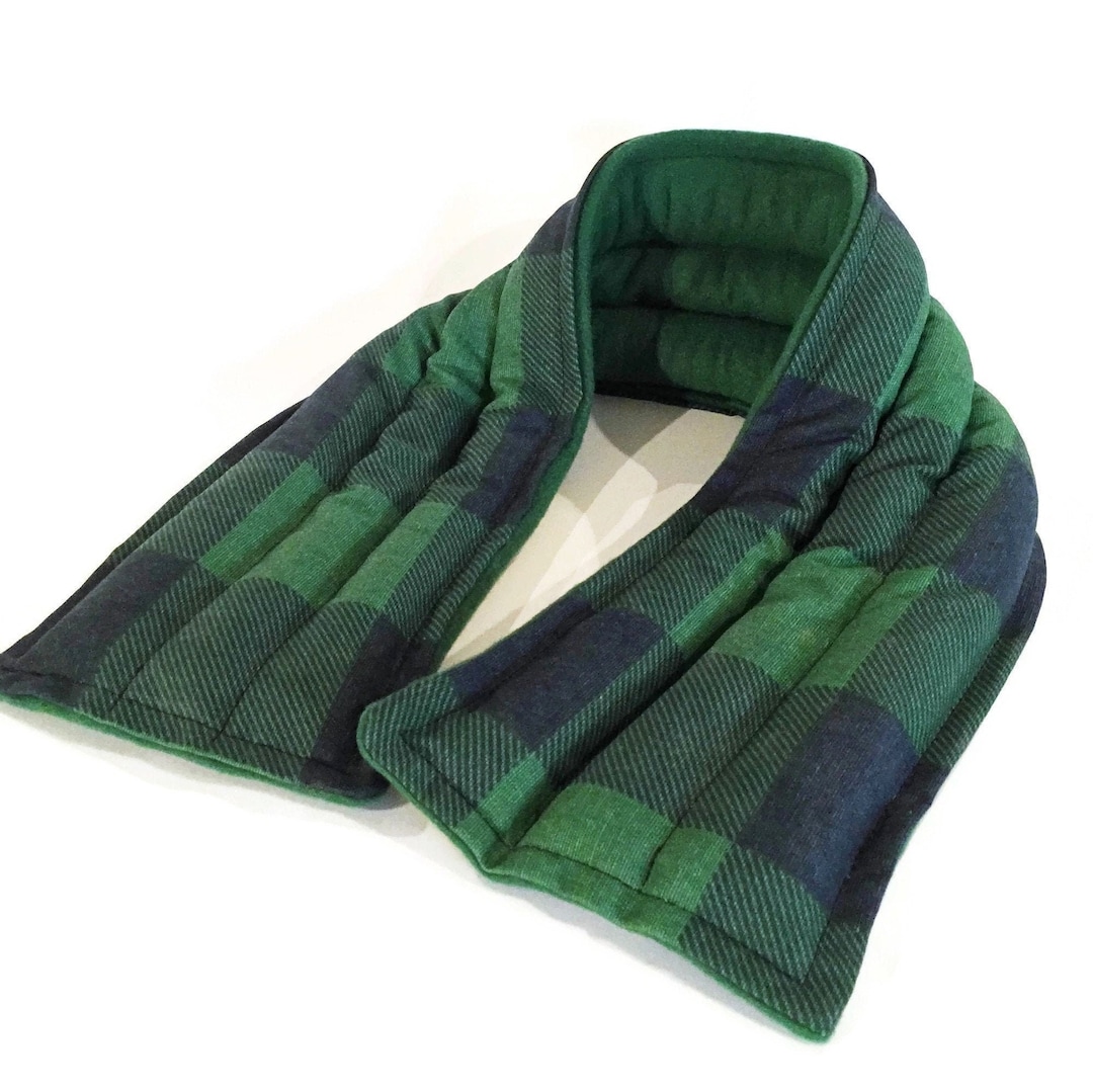 Wide Microwave Neck Wrap, Long Heat Pack Flax Rice Heating Pad, Extra ...