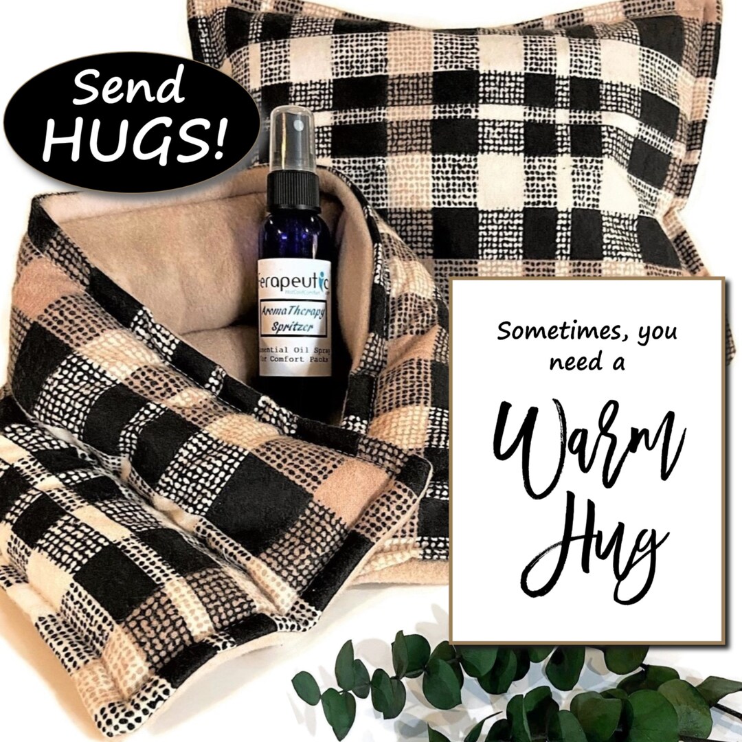 Give a HUG Gift Set for Him or Her A Warm Hug Microwavable - Etsy